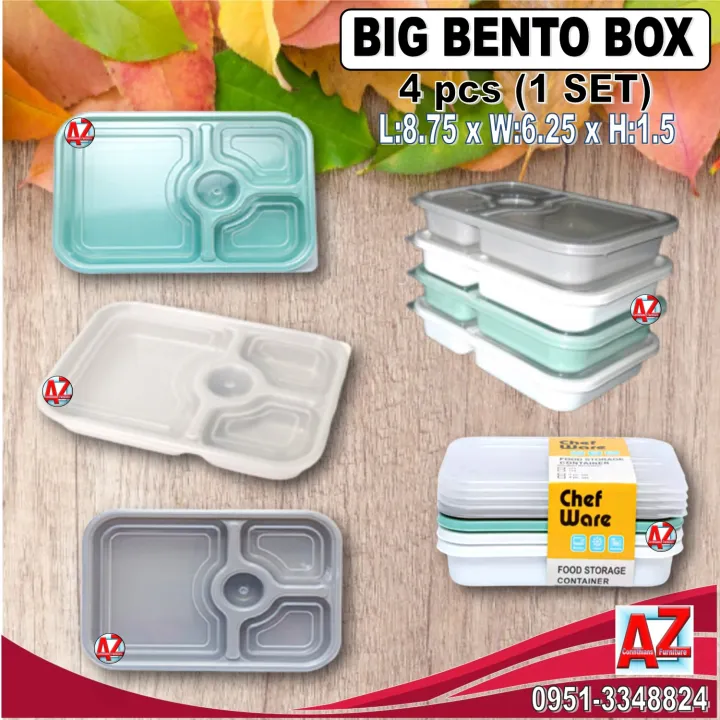 bent Box ,Bento Box 4 pcs with Cover, meat box, lunch box, bento box ...