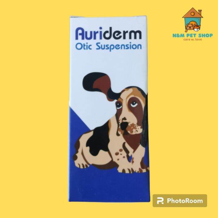 Auriderm Otic Suspension- Thuốc trị ghẻ tai, viêm tai, nấm tai, rận tai ...