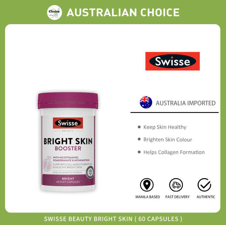 Swisse Beauty Bright Booster Skin 60 Capsules | Lazada PH