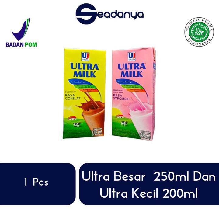 Ultra Besar 250ml Dan Ultra Kecil 200ml-Ultra Milk 250ml Dan 200ml ...