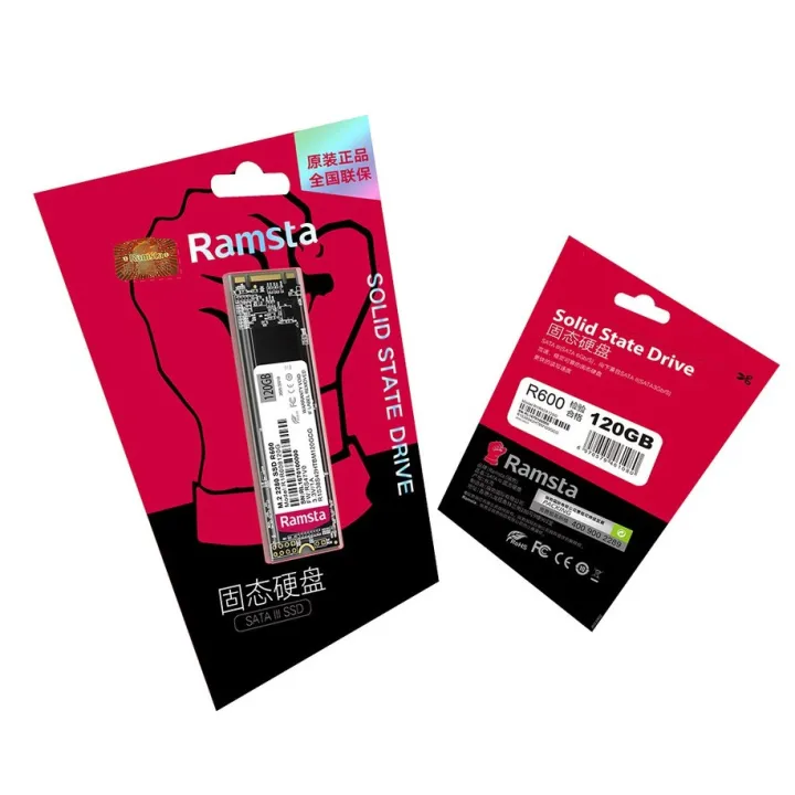 【In Stock】 RAMSTA R600 M.2 2280 SATA 3 Solid State Drive (SSD 128GB ...