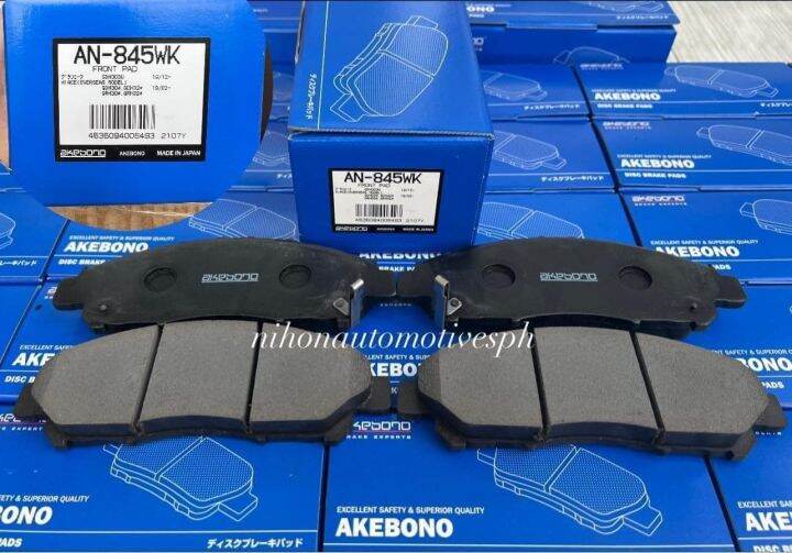 Akebono Brake Pads For Toyota Hiace Commute Deluxe, GL Grandia and ...