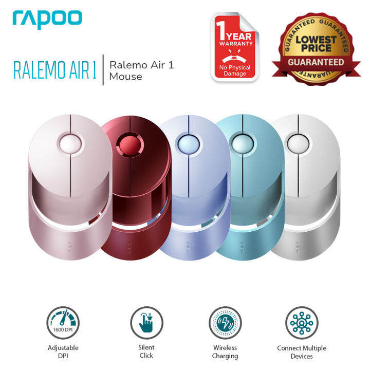 Rapoo Ralemo Air 1 Multi-mode Wireless Mouse Rechargeable USB Mouse ...