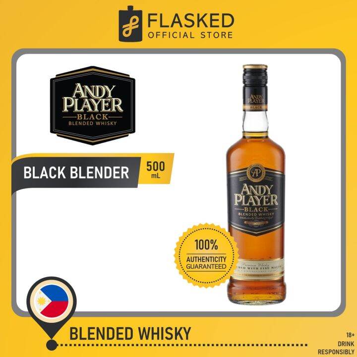 Andy Player Black Blended Whisky 500mL | Lazada PH