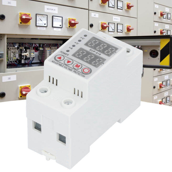 Over Under Voltage Protector Relay Adjustable Intelligent Protective ...