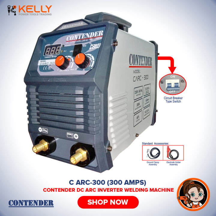 CONTENDER DC Arc Inverter Welding Machine C ARC-300 (300A VRD) | Lazada PH