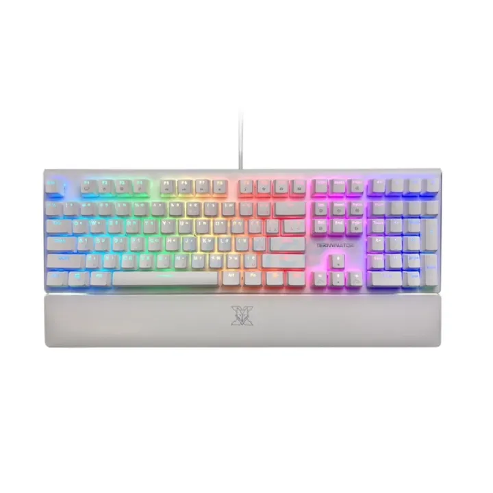 KEYBOARD NUBWO-X TERMINATOR X30 BLUE-SWITCH (WHITE) | Lazada.co.th