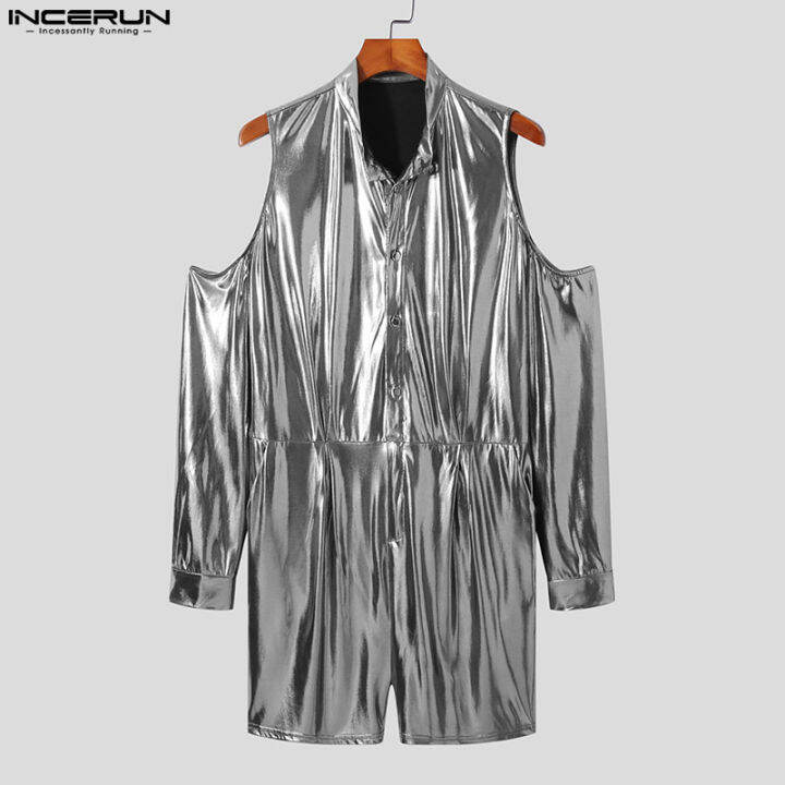 INCERUN ชุดบอดี้สูทแขนยาว (ชุดลำลอง) #3 | Lazada.co.th