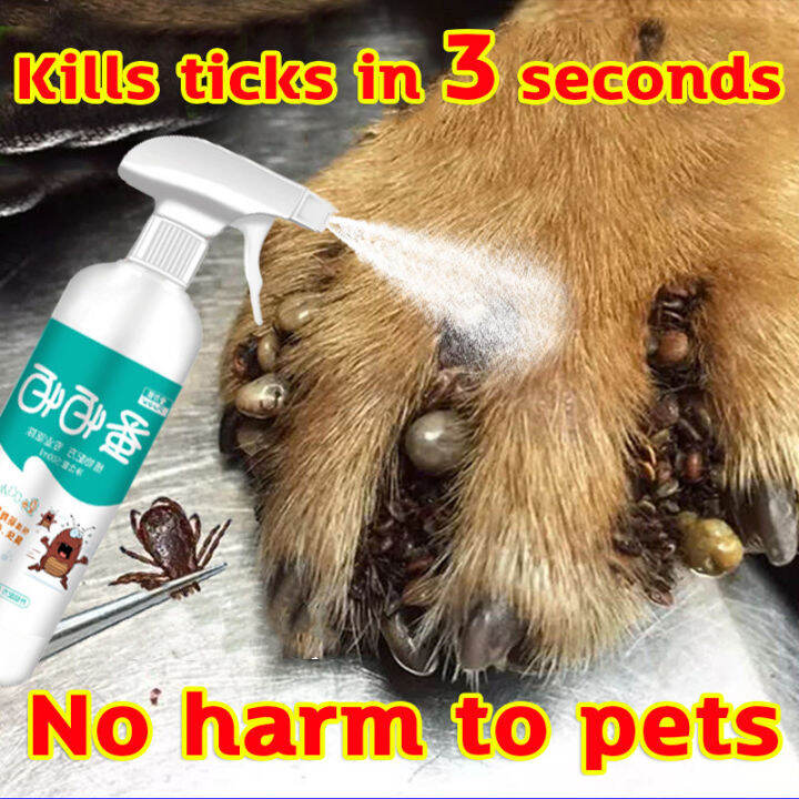 Dog Spray For Ticks 100ml Pet Fleas And Ticks Remover For Household ...