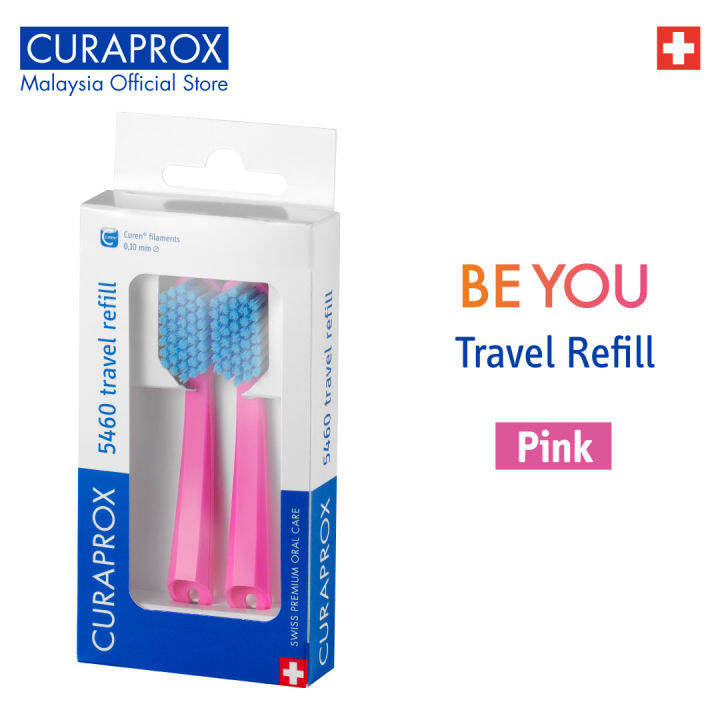 CURAPROX CS 5460 Travel Refill (Pink) - Made in Switzerland | Lazada