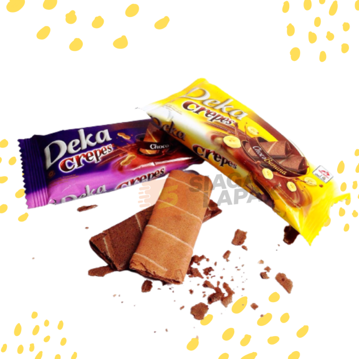 Deka Crepes 1 BOX Choco Nut Choco Banana All Varian | Lazada Indonesia
