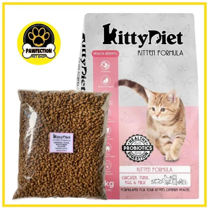 Kitty Diet - Kitten Formula 1KG REPACKED - Chicken, Tuna, Egg & Milk ...