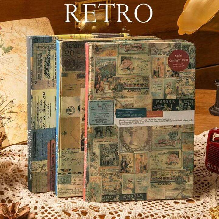 European A5 Vintage Retro Classic Notebook Thick Writing Kraft Diary ...