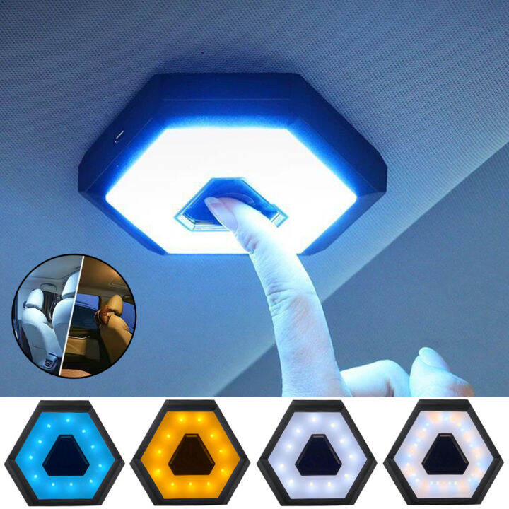 Wireless LED Lighting Light for Car Magnetic Ceiling Reading Light for ...