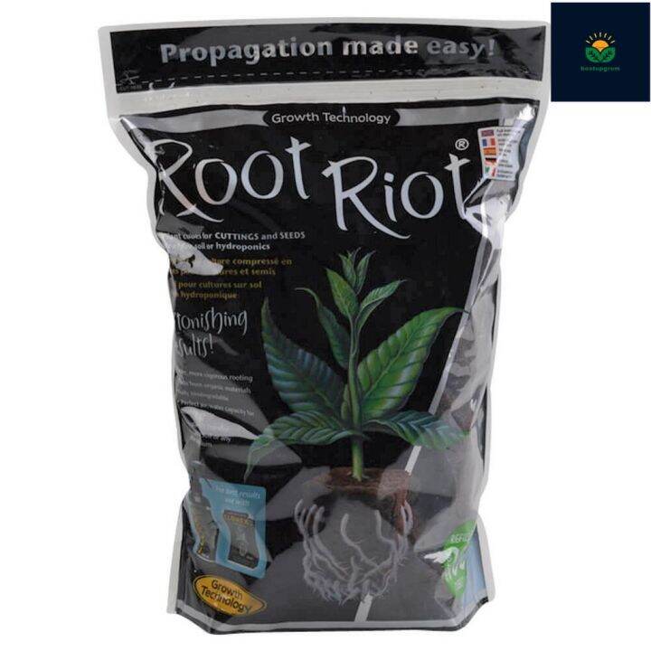 Root Riot ถุง original package ขนาด 100 cubes ปักชำ เพาะ เมล็ด ของแท้ ...