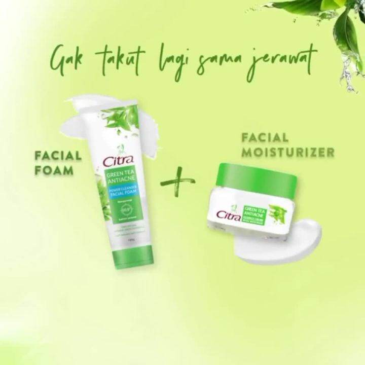 Citra Green Tea Antiacne Power Cleanser Facial Foam 50g | Lazada Indonesia