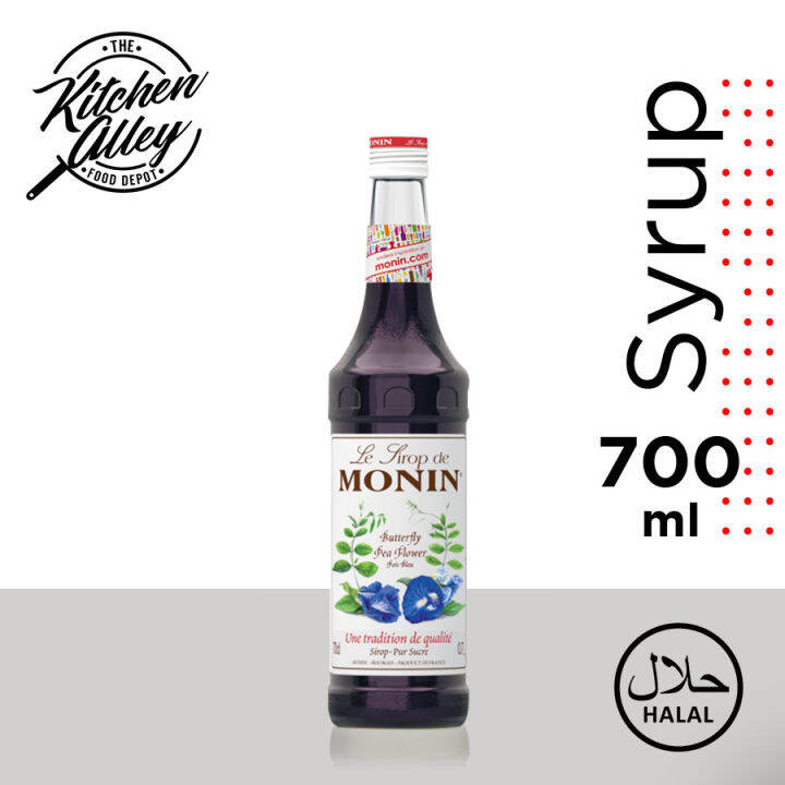 MONIN BUTTERFLY PEA FLOWER SYRUP 70CL (700ML) | Lazada PH