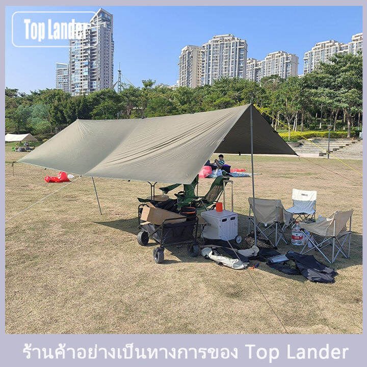 [Top Lander]COD 19 จุดแขวน ฟลายชีทตั้งแคมป์ โพลีเอสเตอร์กันน้ำผ้าใบกัน ...