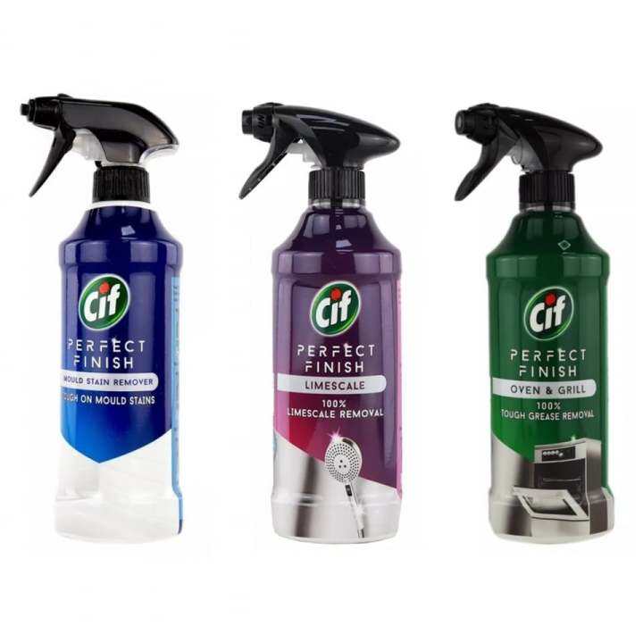 Cif Perfect Finish Mould Stain Grease Limescale Remover | Stainless ...