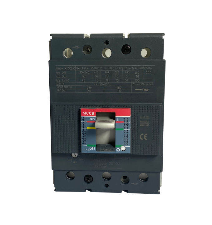 Tmax MCCB 125A 160A 250A 400A 630A 800A 1250A 1600A 3p 4p 690V Molded Case Circuit Breaker ...