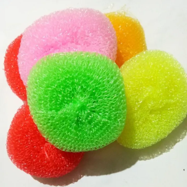 3 psc serabut /sabut cuci piring plastik mms1000 | Lazada Indonesia