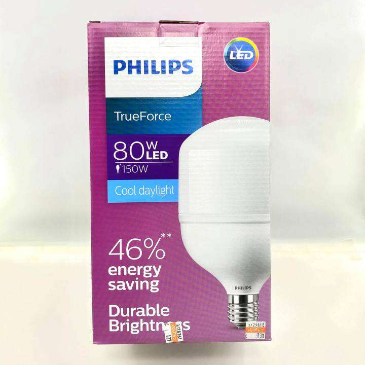 PHILIPS หลอด LED True Force Core 80W แสงขาว ขั้ว E40 ทัศศิพร Tassiporn ...