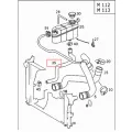 BENZ ท่อยางหม้อน้ำ Mercedes-Benz W220 ( S280 S320 S500 ) เครื่อง M112 เ ...