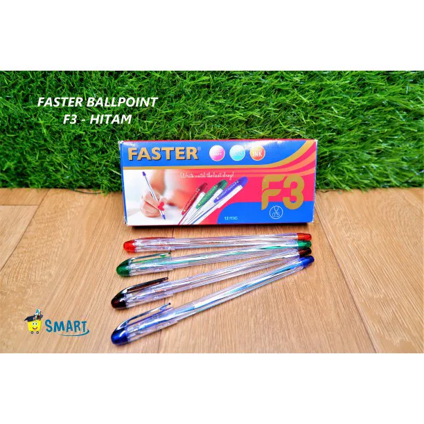 FASTER BALLPOINT F3 HITAM | Lazada Indonesia