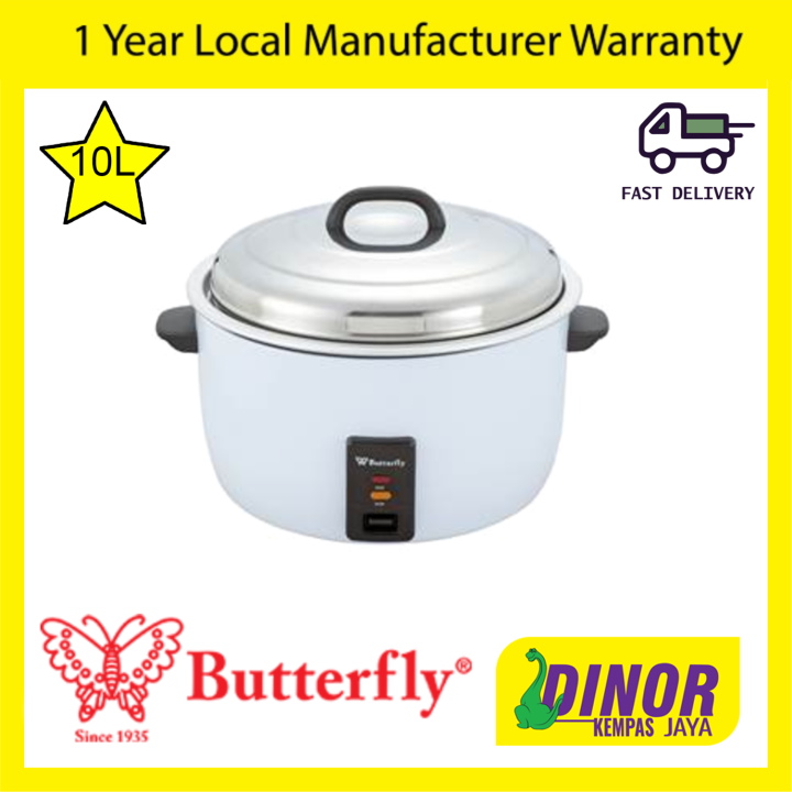 Butterfly Electric Rice Cooker 10L BRC-6050 | Lazada