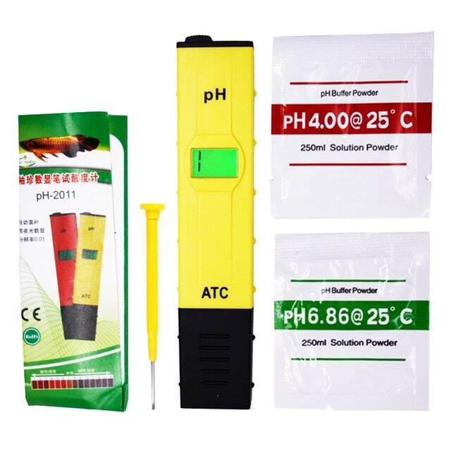 Digital PH Meter Acidity Tester Accuracy 0.01 PH Tester Aquarium Pool ...