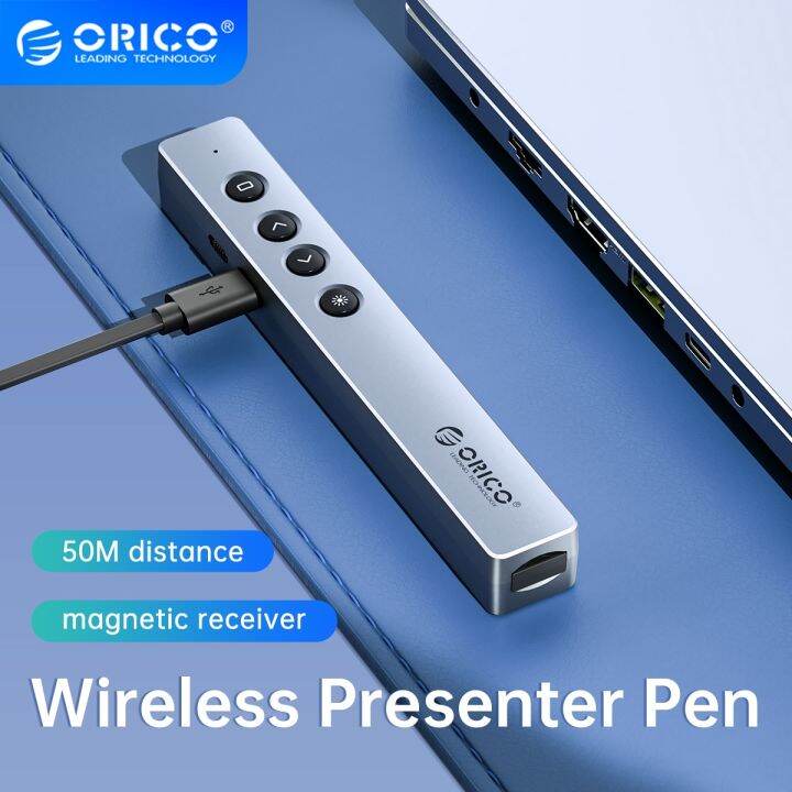 ORICO Wireless Presenter 2.4GHz Presentation Remote Clicker PPT Power ...