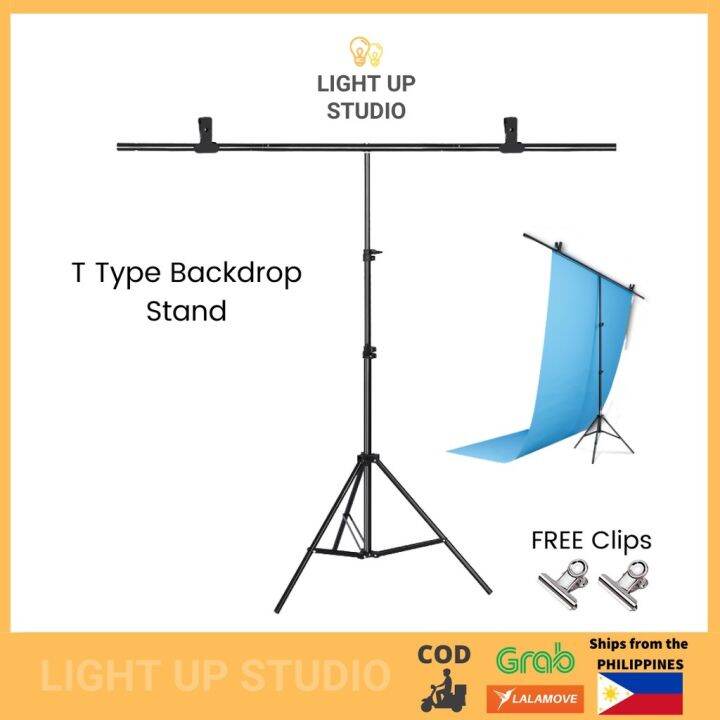 Backdrop Stand Single Stand Metal Support for Backdrops Photography ...