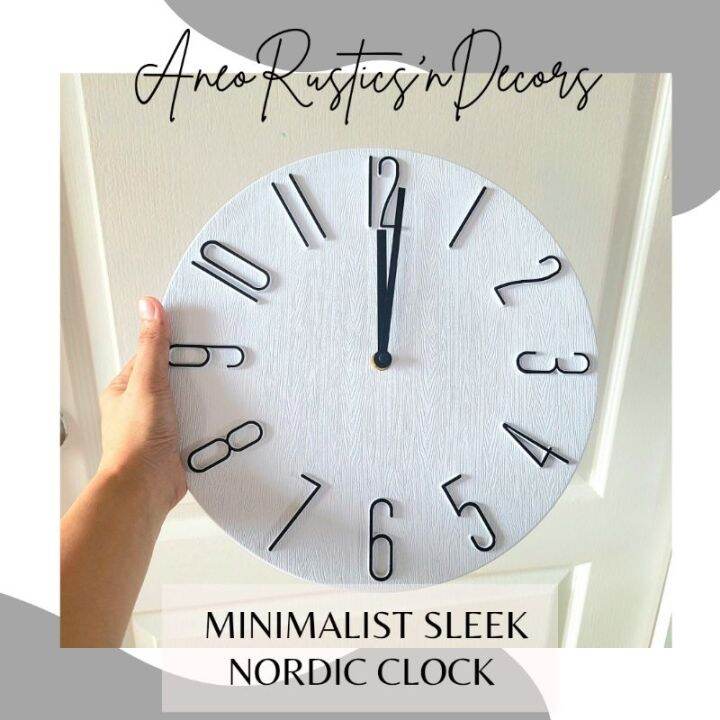 Wall clock with cctv camera Wall clock for living room wood Wall clock ...