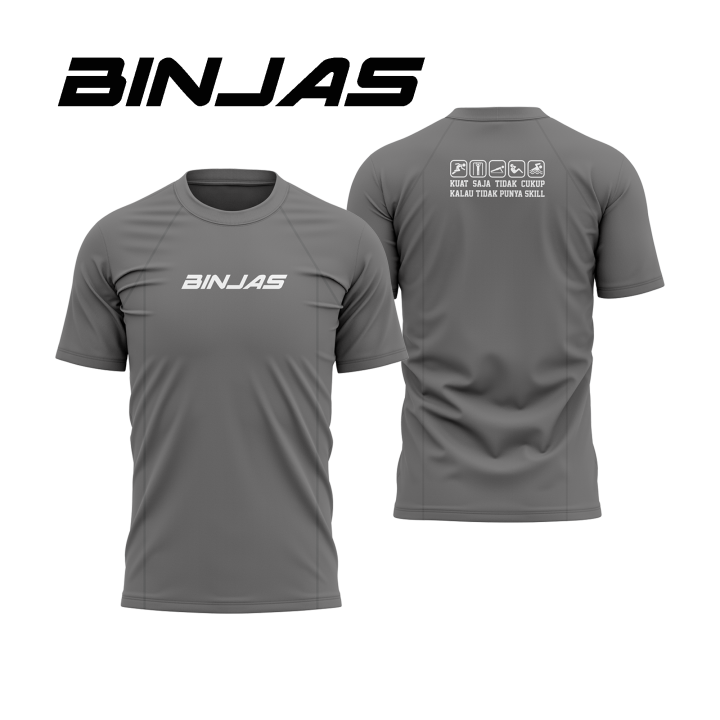 Baju Kaos Olahraga Binjas Casis Tni Polri Bahan Drifit Warna Abu / Baju Binsik Casis Catar Akpol ...
