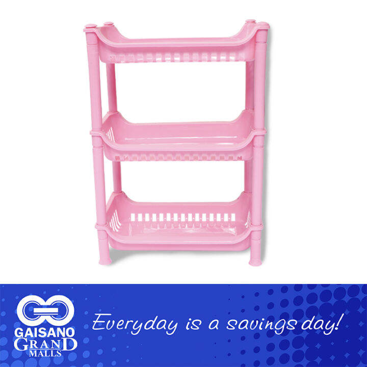Multi-purpose 3-layer Rectangular Plastic Rack, Adjustable Kitchen ...