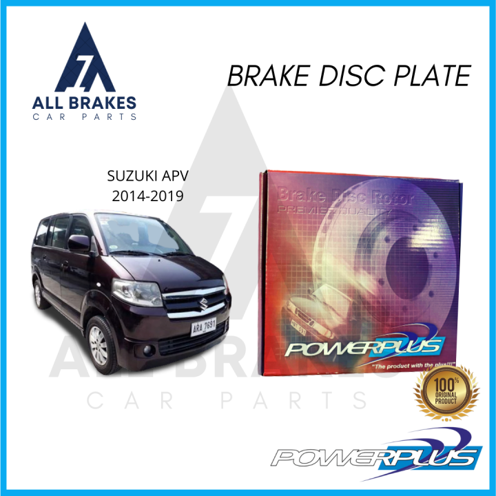 Powerplus Rotor Disc Brake Plate Front for Suzuki APV II 2014-2019 (PRD ...