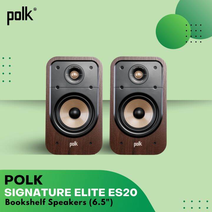 Polk Audio Signature Elite Series ES20 Bookshelf Speakers (brown) Polk ...