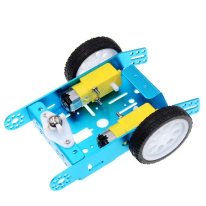 Mini Omni Wheel 3WD Smart Robot Car Chassis Kit with Metal Plate TT ...