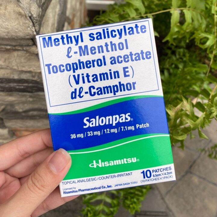 SALONPAS Topical Analgesic (10 patches) | Lazada PH