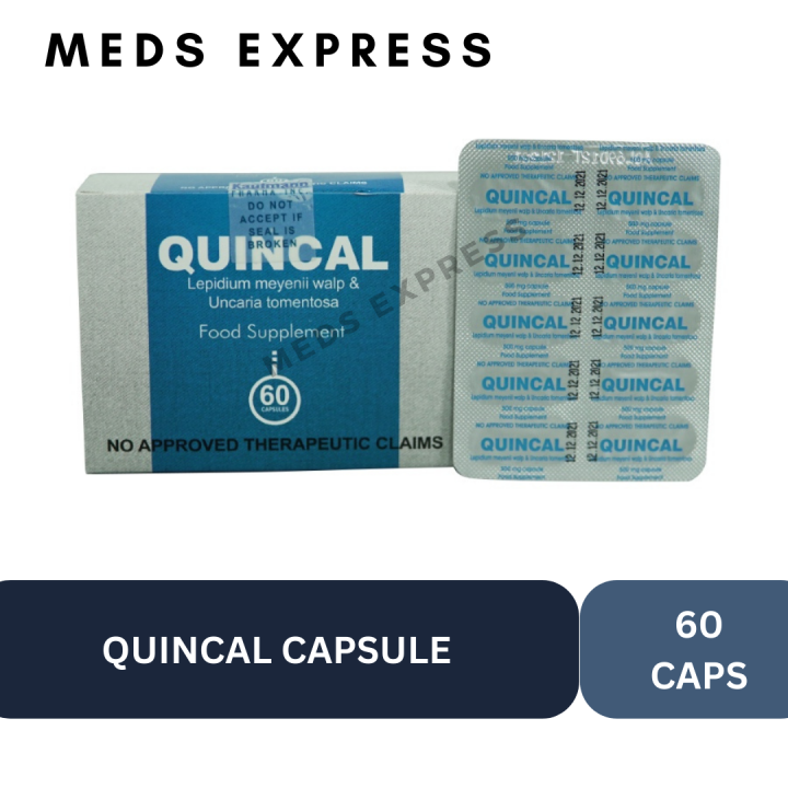 Quincal Food Supplement Capsule 30 & 60 Pieces | Lazada PH
