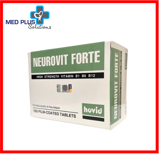Neurovit Forte Vitamin B1 B6 B12 tablets 100's (Exp: 7/2024) | Lazada