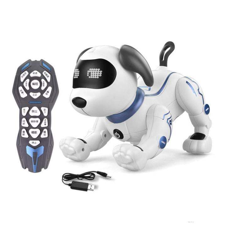 Leneng K16 New Children's Remote Control Smart Stunt Robot Dog, Inverted Music Dancing Bionic ...