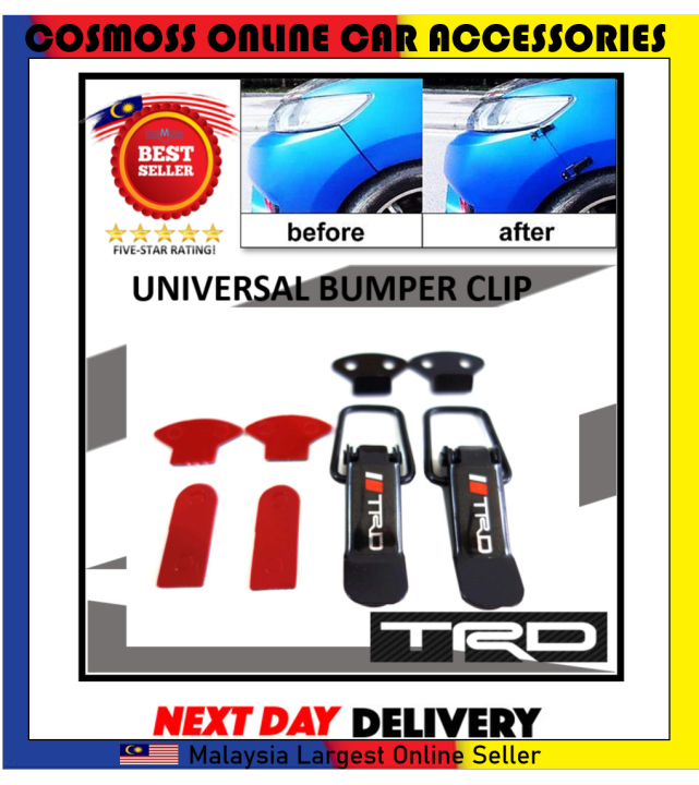 Universal Car Bonnet Bumper Clip Big - TRD | Lazada