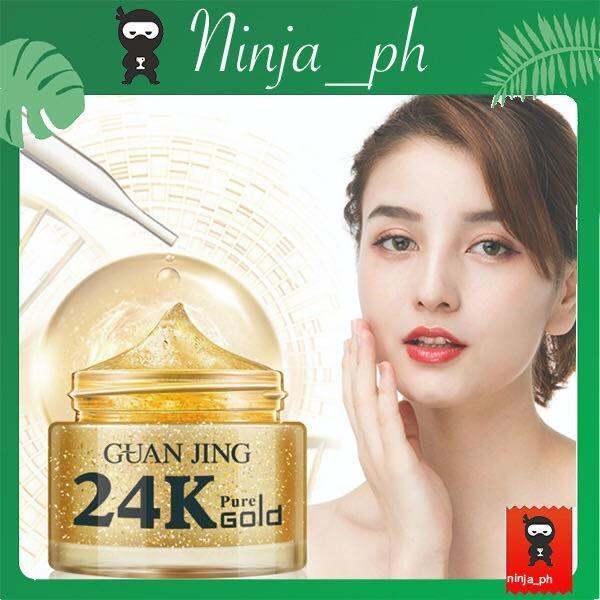 【Ninja ph】Face Cream Day Night Cream 50ml Youthful Brightening 24K Pure Gold Collagen Whitening ...