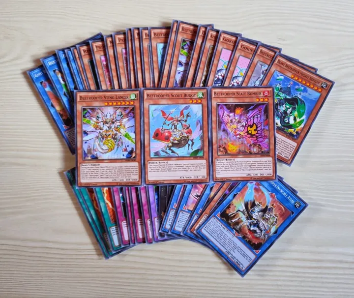 41 Yugioh Cards - Beetrooper Scout Buggy, Beetrooper Scale Bomber and ...