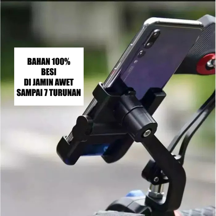 HOLDER HP STANG MOTOR FULL BESI DIJAMIN KUAT HOLDER HP FULL BESI SPION ...