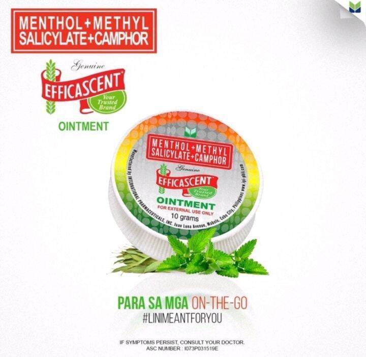 EFFICASCEN OIL ROLL / ROUND ( MENTHOL CAMPHOR EUCALYPTUS ) 3ml & 6ml ...