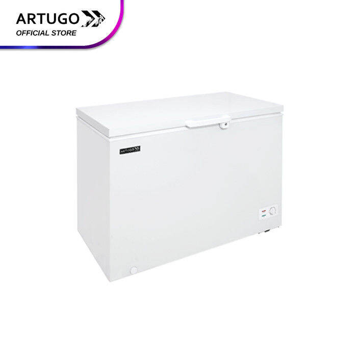 CHEST FREEZER ARTUGO CF 301 CW ( alumunium cabinet ) | Lazada Indonesia