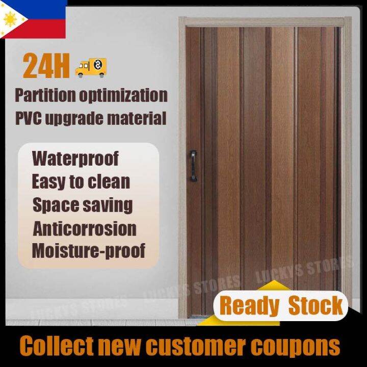 PVC Folding door Sliding door thickening Invisible door door kitchen ...