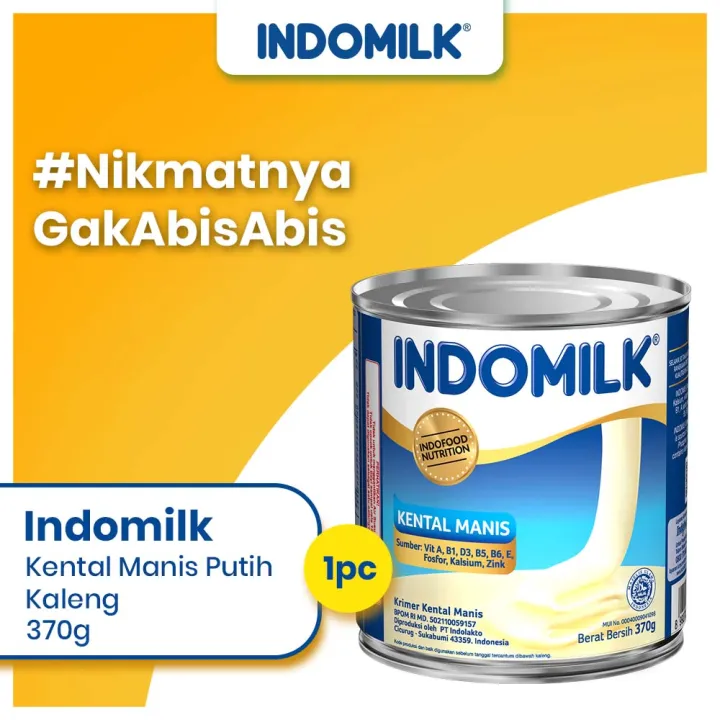 Indomilk Kental Manis Putih Kaleng 370gr | Lazada Indonesia